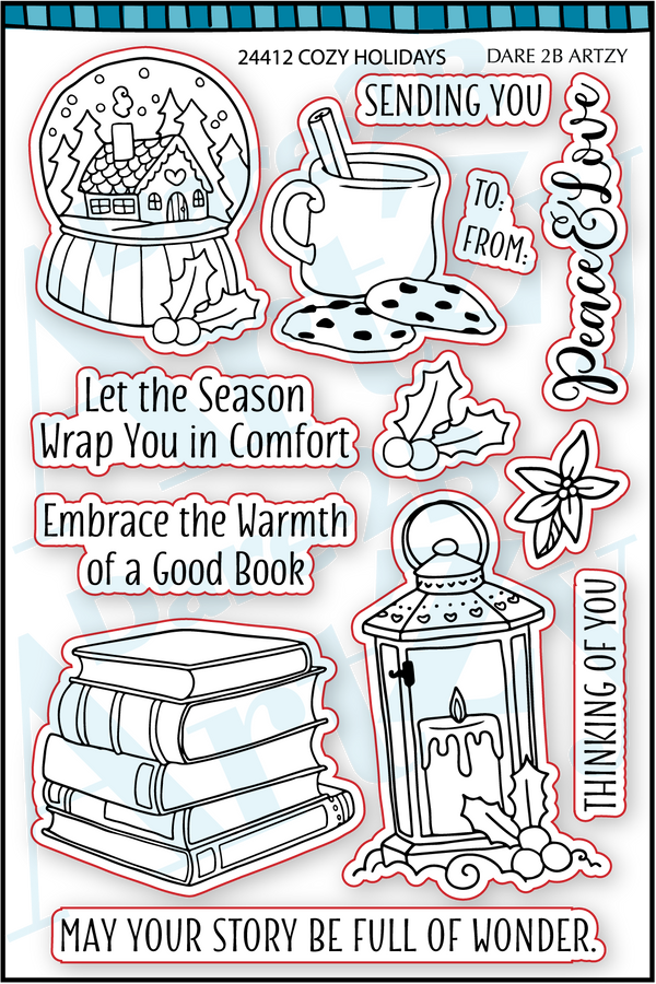 Cozy Holidays Stamp Set - Dare 2b Artzy