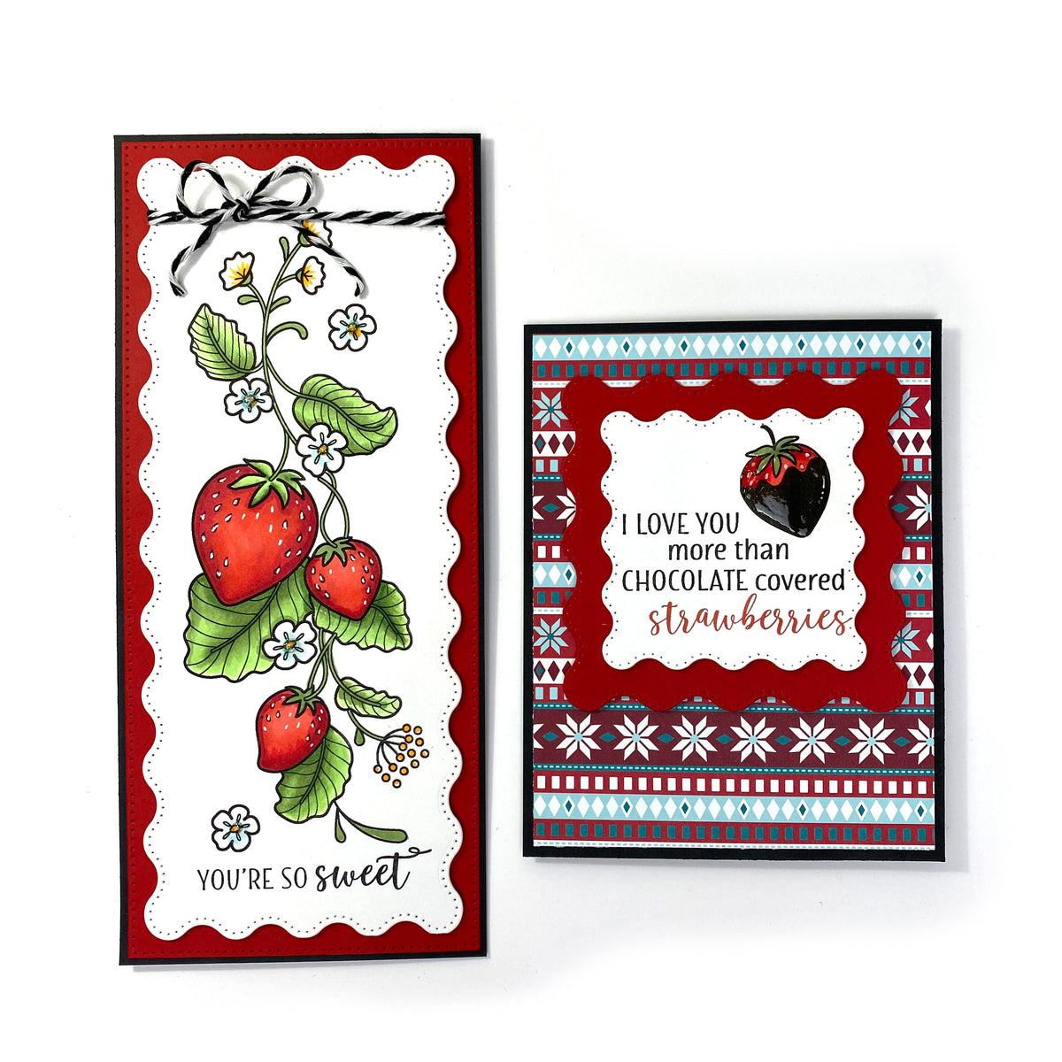 Strawberry Vine Stamp Set - Dare 2b Artzy