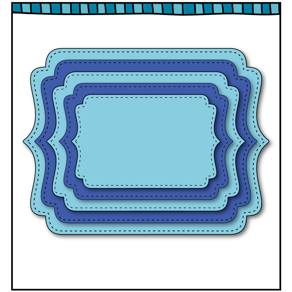 Rectangle Fancy Framelit Die - Dare 2b Artzy