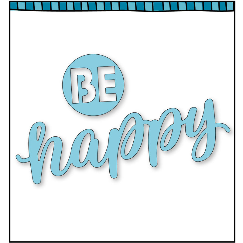 Thanks Double Layered Word Die - Dare 2b Artzy