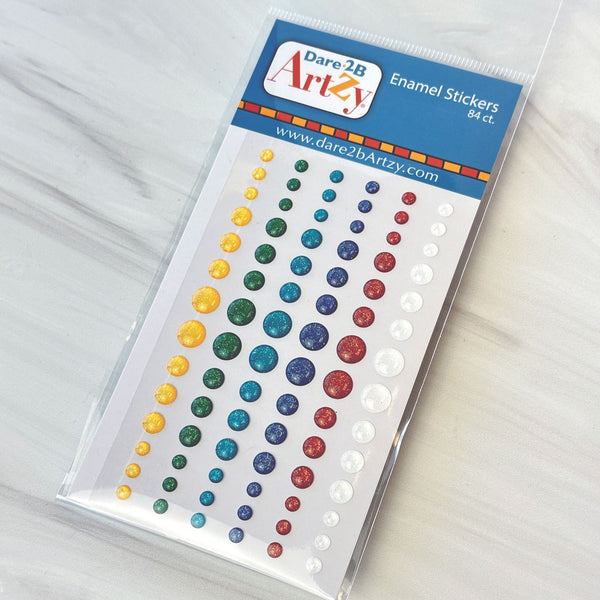 Everyday Sparkle Enamel Stickers - Dare 2b Artzy