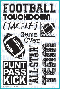 Football Stamp Set - Dare 2b Artzy